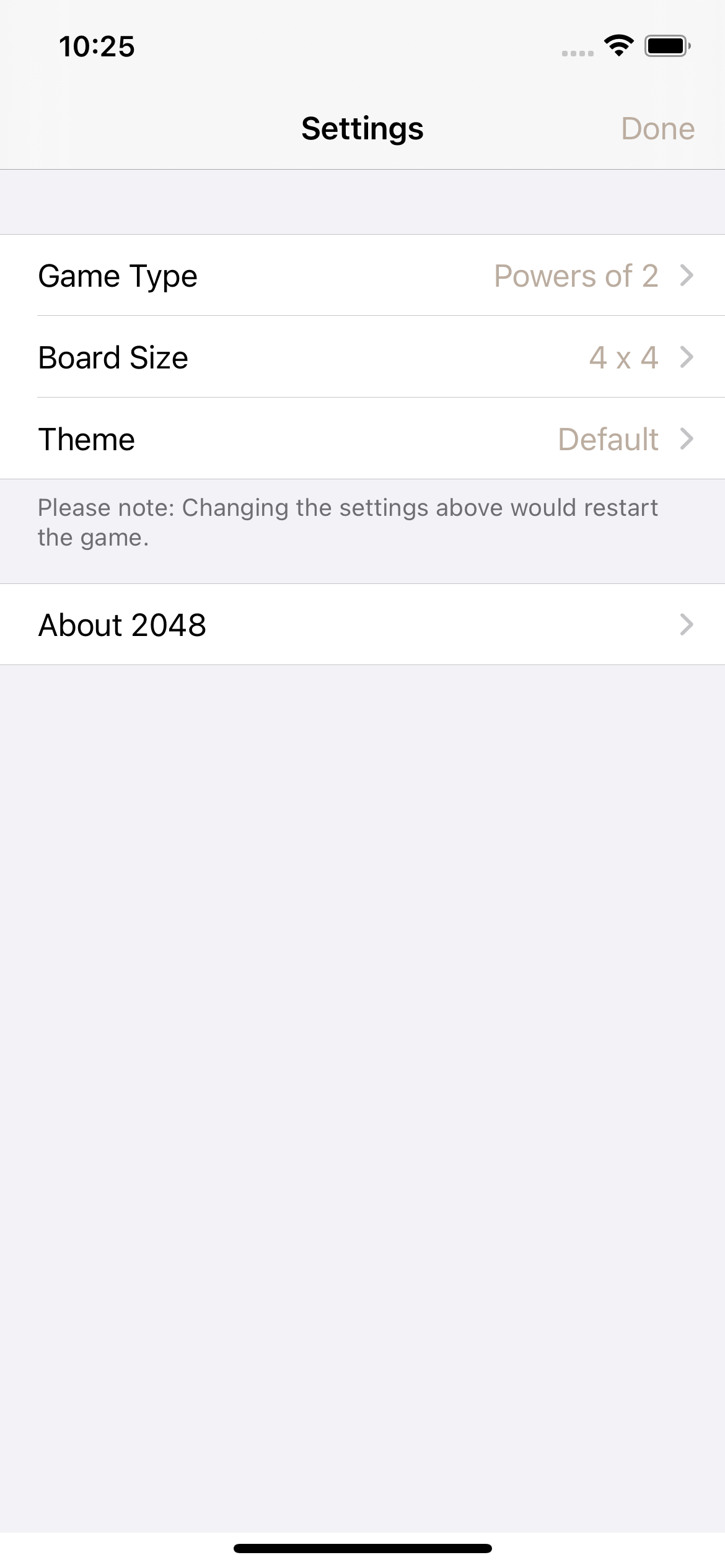 Board Game - 2048 for iOS by nujoomapps | CodeCanyon